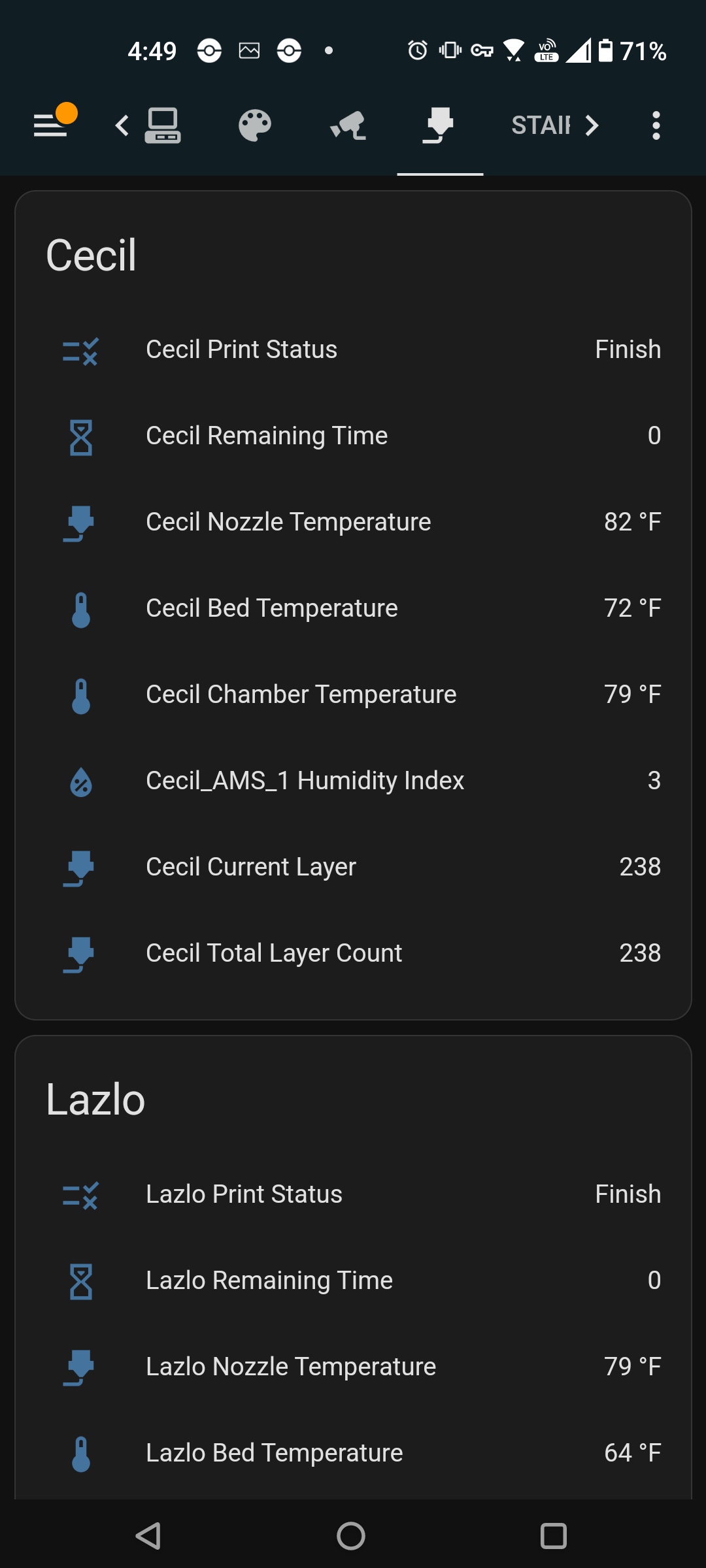 Adding the Bambu Lab X1C to Home Assistant – Systems Lab