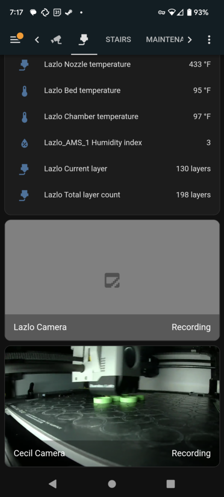 Adding the Bambu Lab X1C to Home Assistant – Systems Lab